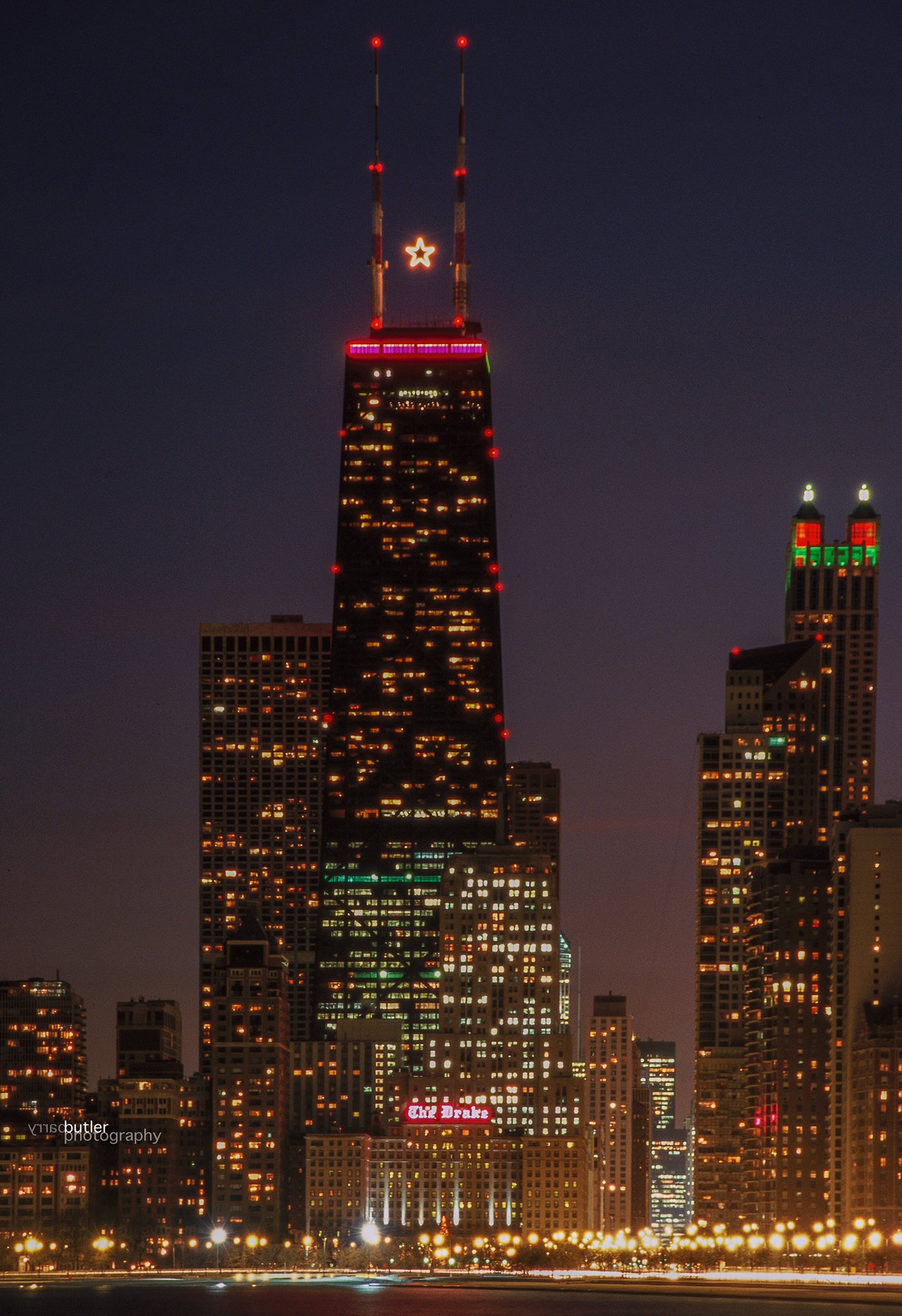 Chicago Skyline Christmas