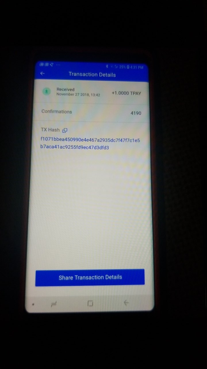 TokenPay on Twitter: "A few more $TPAY wallet screenshots as we near release tonight.…