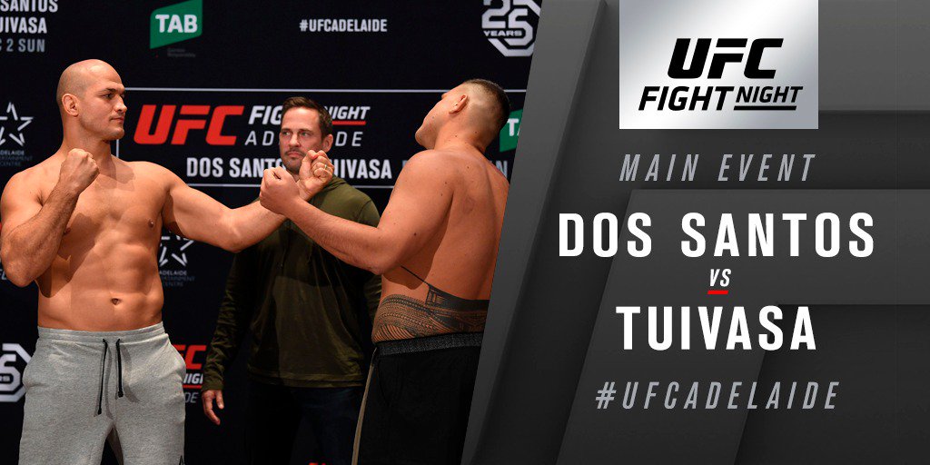 UFC Fight Night 142: Dos Santos vs. Tuivasa - Play by Play Updates ...