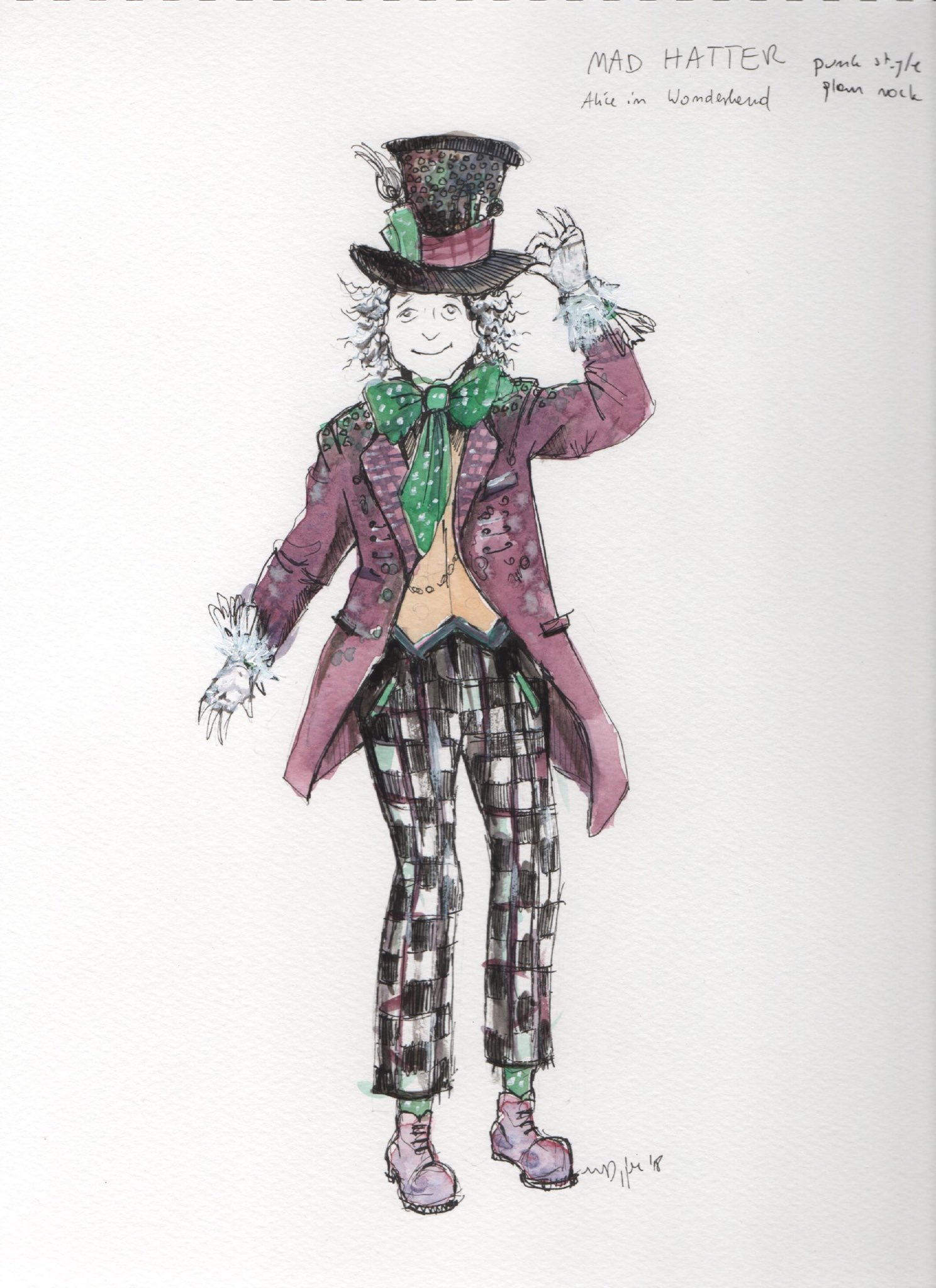 Punk Alice In Wonderland Costume