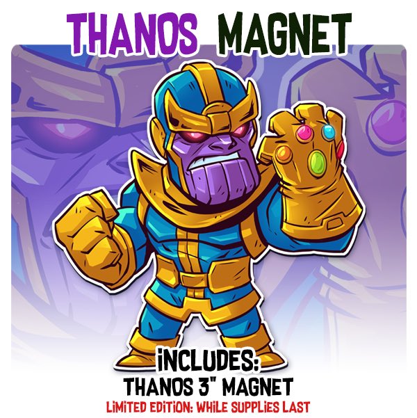 Thanos Large Magnet Refrigerator Magnets Kitchen Décor etna.com.pe