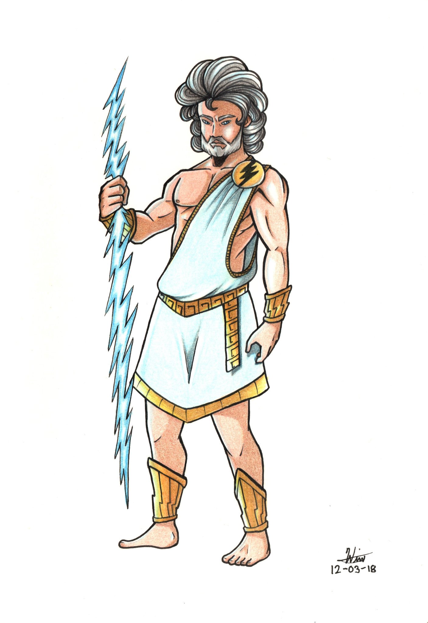 Jupiter Roman God Drawings