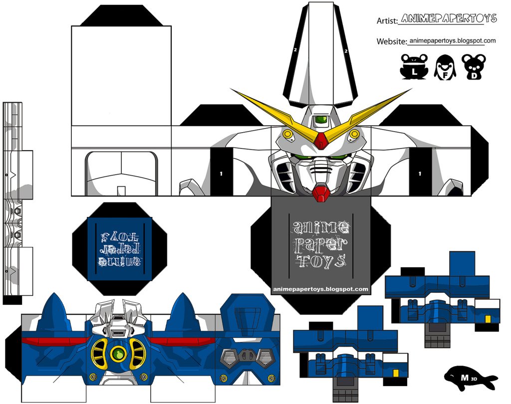 Papercraft Templates Gundam