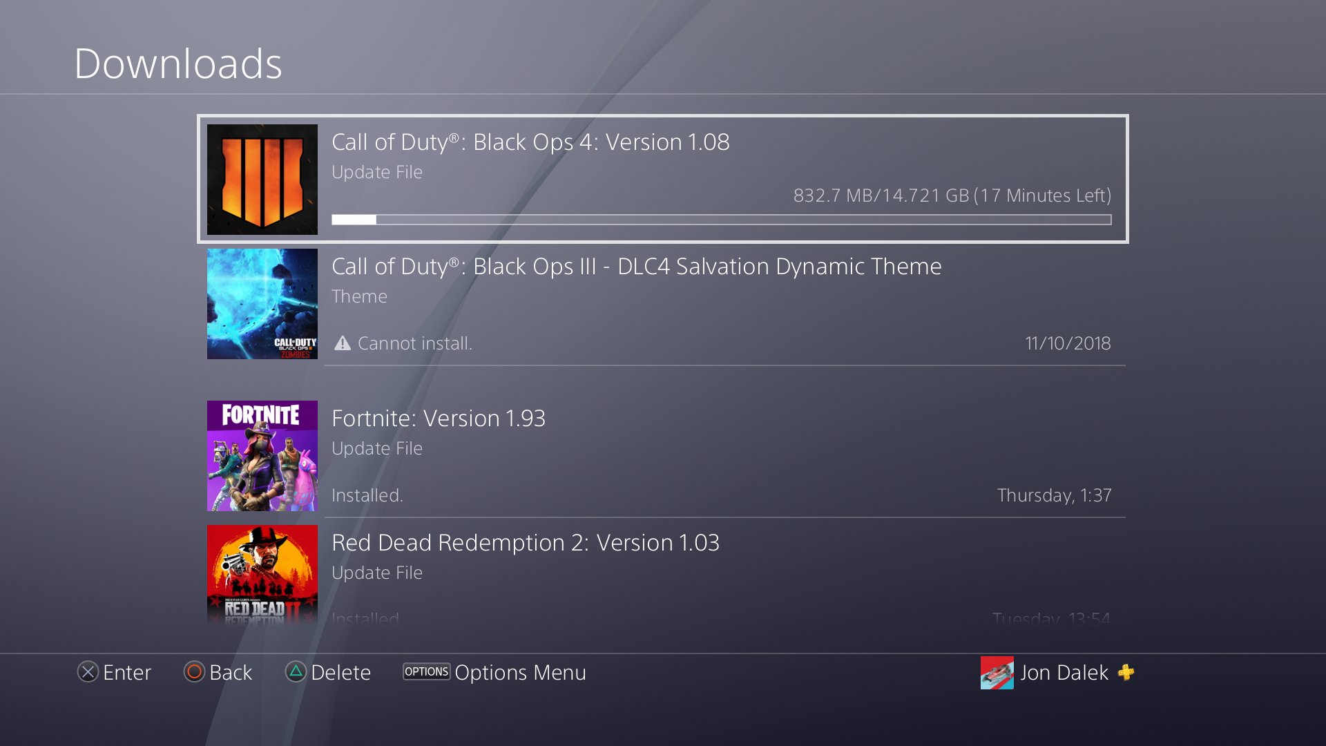 Jon on Twitter: "Well dayum, a 14GB patch just went live for Black Ops 4 on PS4! 22GB on Xbox ...