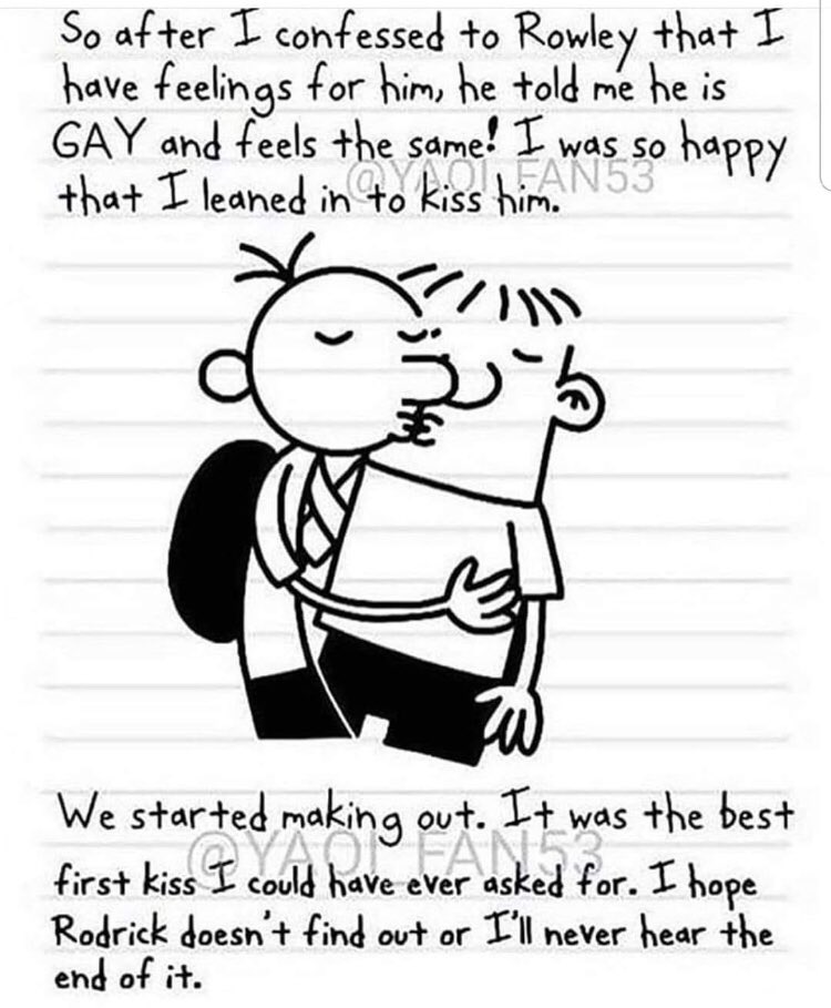 Holly Hills And Greg Heffley Kissing