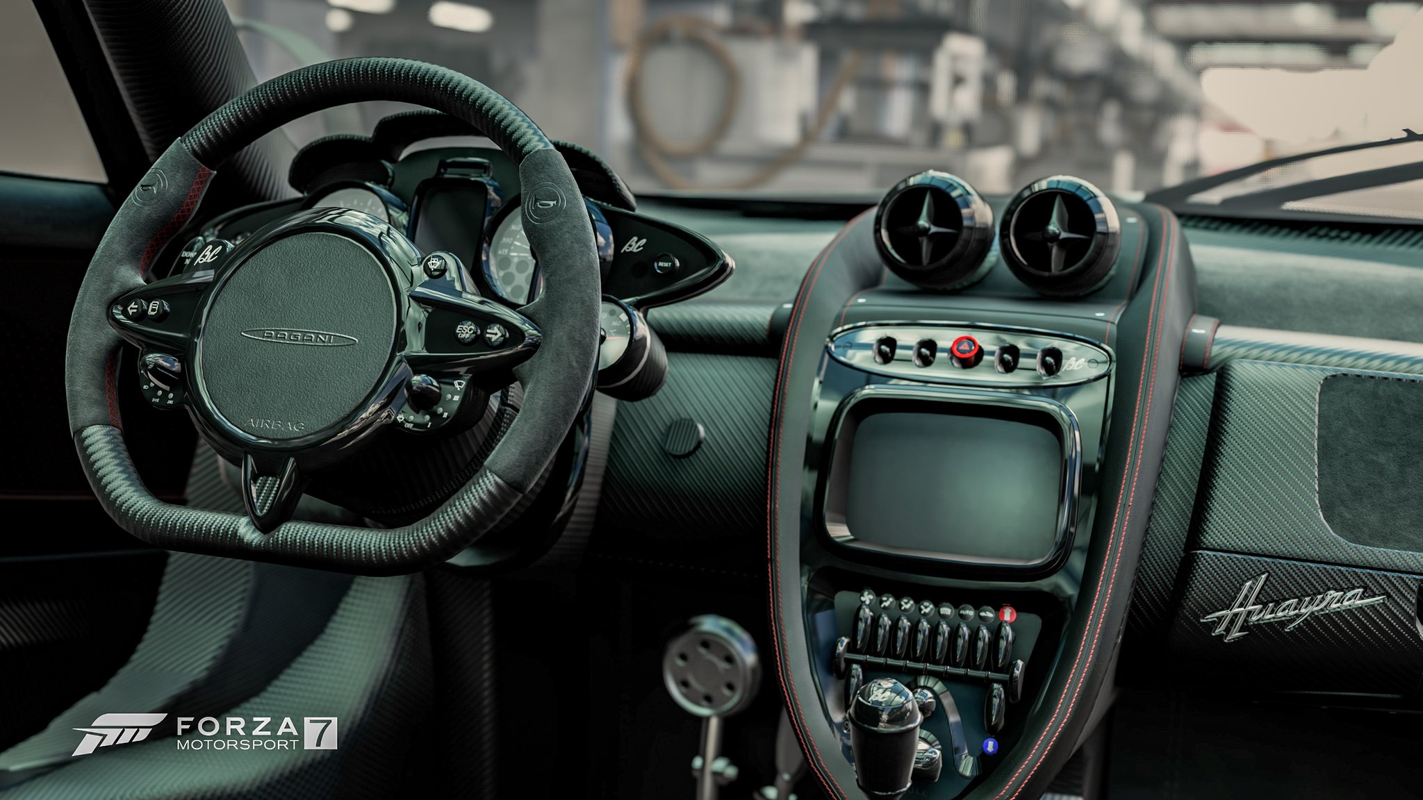 Pagani Huayra Black Interior