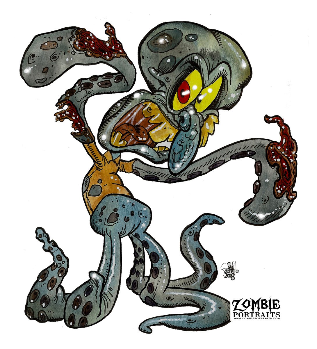 Zombie Squidward