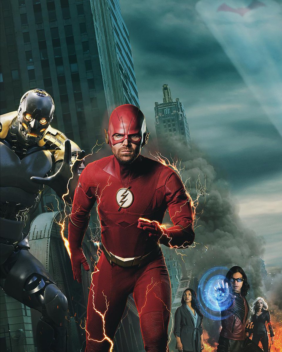 ELSEWORLDS Triptych Poster Assembles The CW's DC Heroes For A Showdown ...