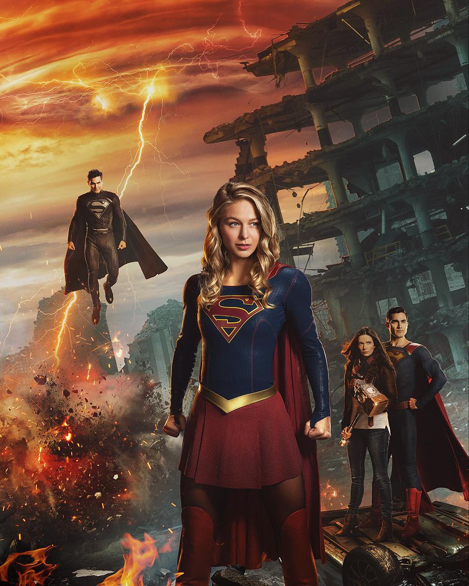 ELSEWORLDS Triptych Poster Assembles The CW's DC Heroes For A Showdown ...