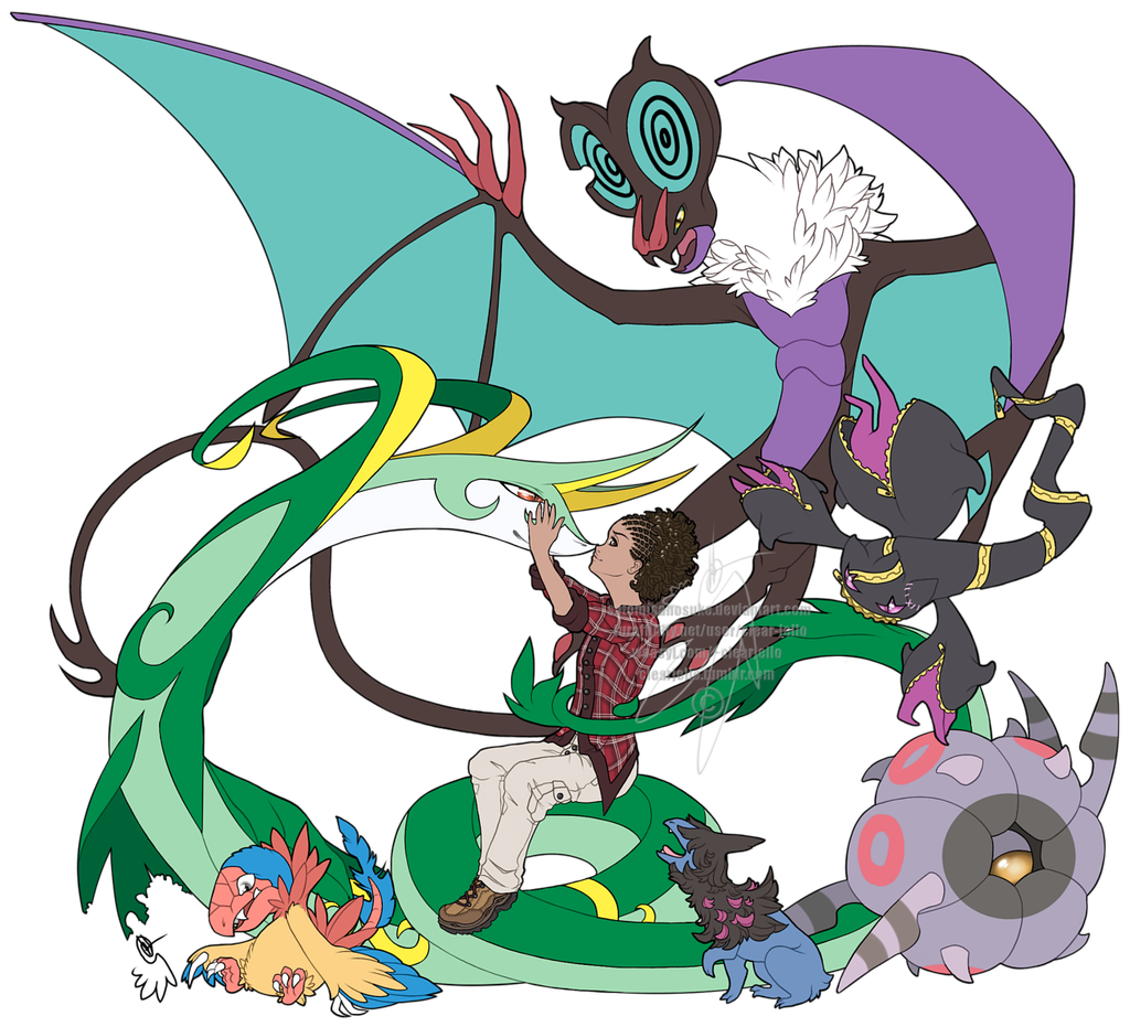 Serperior And Trainer