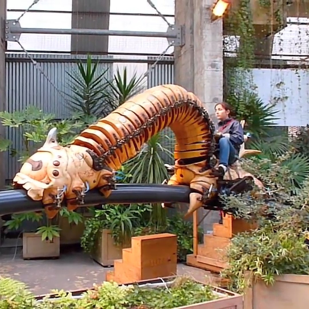 France: You can ride a 40-foot-tall mechanical elephant at this park in ...