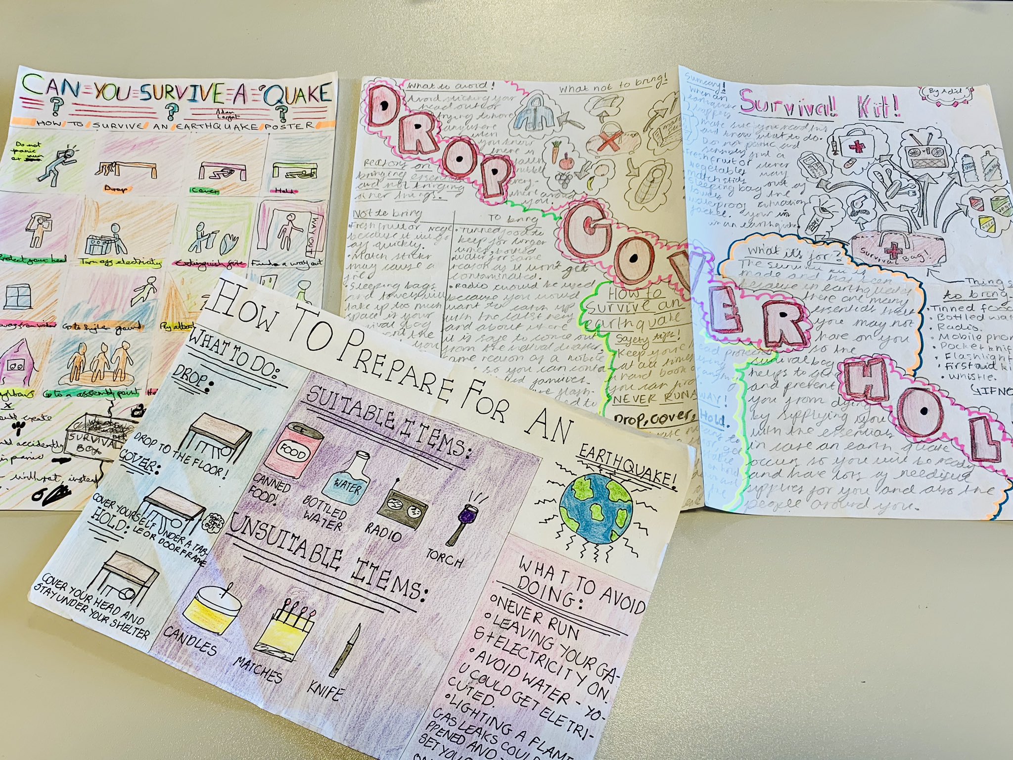 Earthquake Poster Project