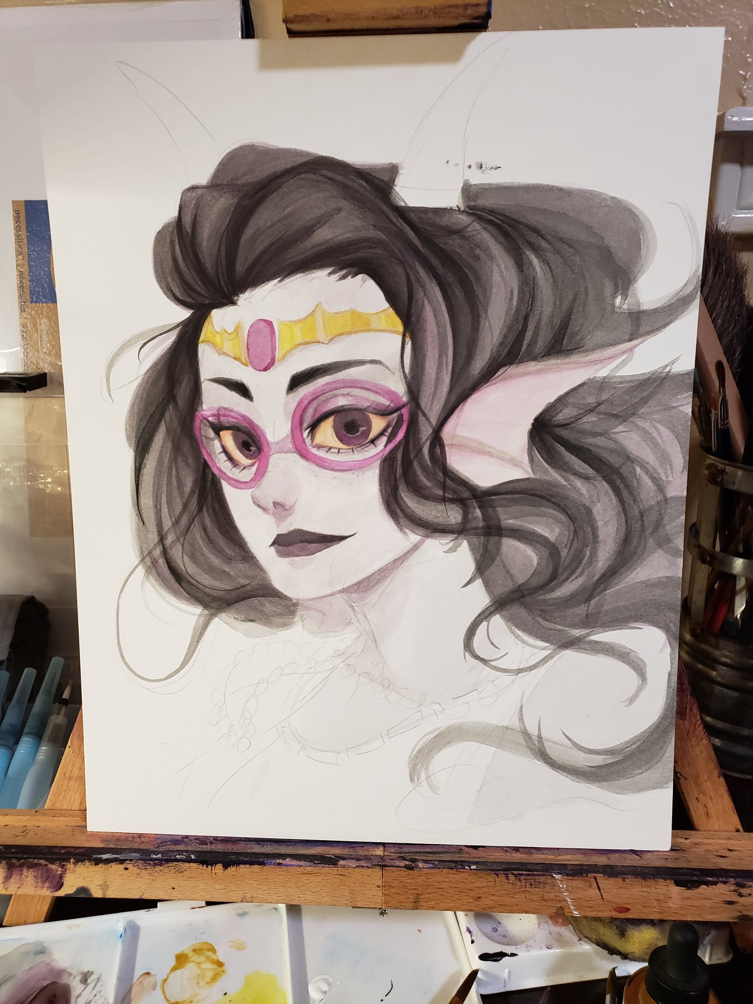 Homestuck Feferi Fanart Toolazytoactuallyfinishthis.png (Ok I'm Going
