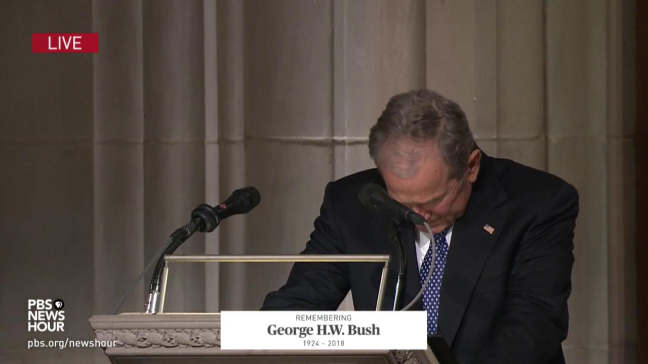George Bush Crying
