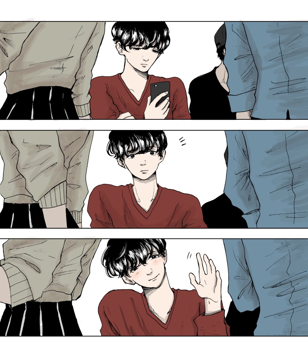 「つまらなそうにしてたのに 私を見て笑顔になる その瞬間が愛しいの。 #イラスト #恋愛 #コミック #漫画 」池田ルイ/Rui Ikedaの漫画