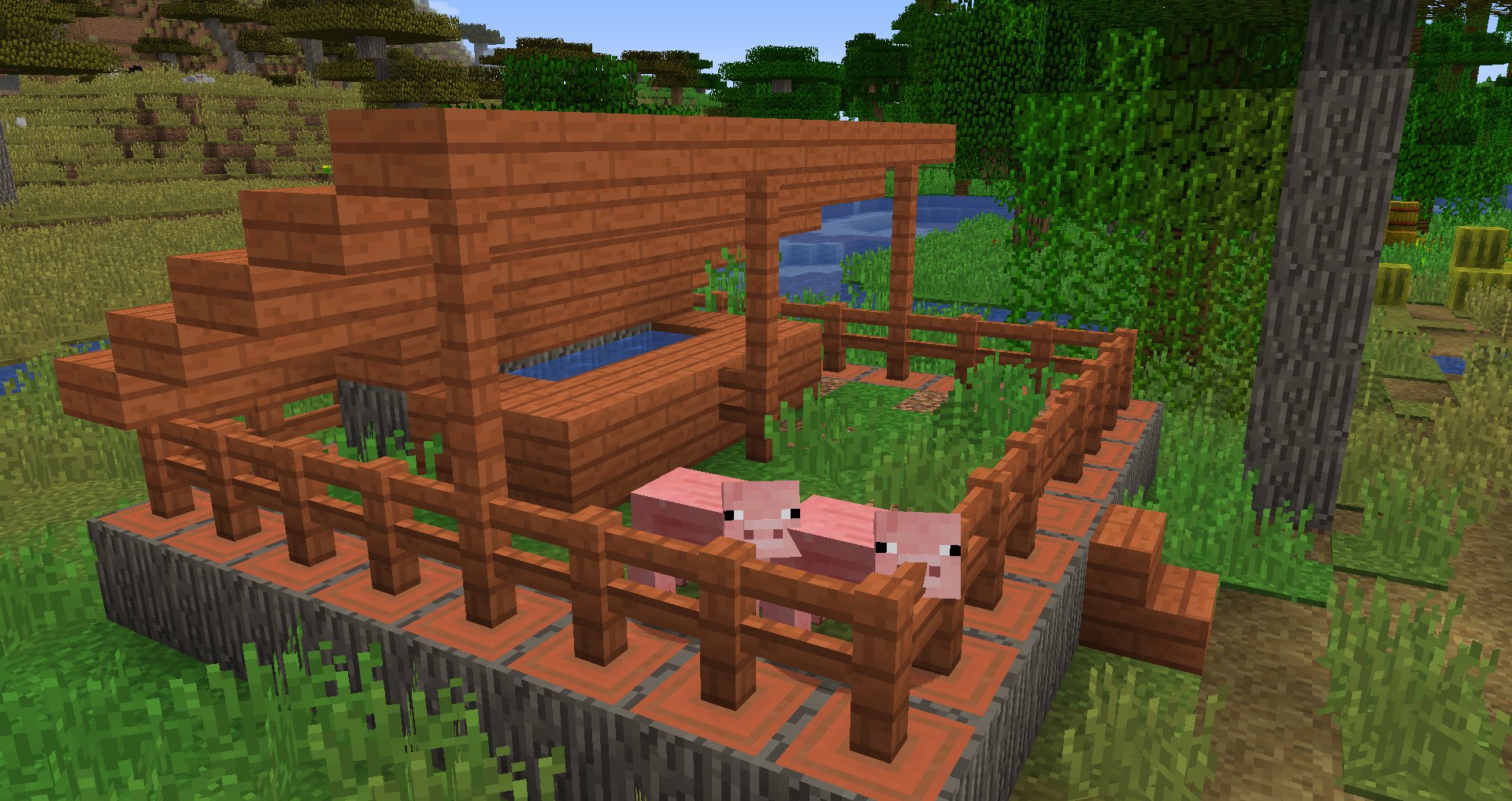 Minecraft Pig Pen