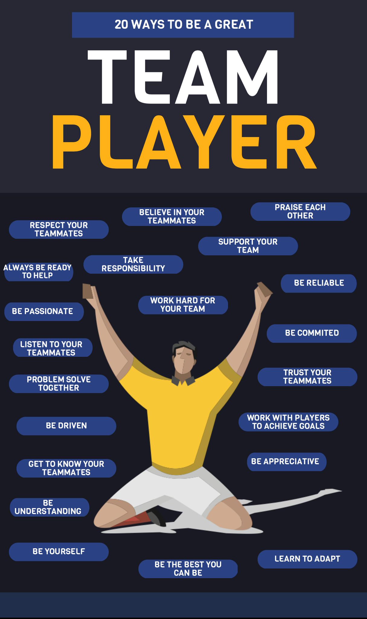 BelievePerform on Twitter: "20 ways to be a great team player…