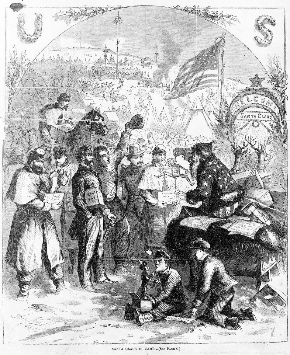 Nat Geo Education on Twitter: "St. Nick supports the (Union) troops in ...