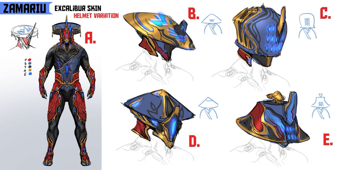 Warframe Excalibur Helmet