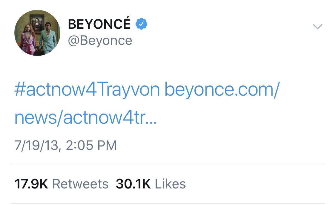 Beyonce Tweets