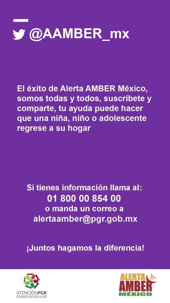 Alerta AMBER México - @AAMBER_mx México: todas las noticias de última ...