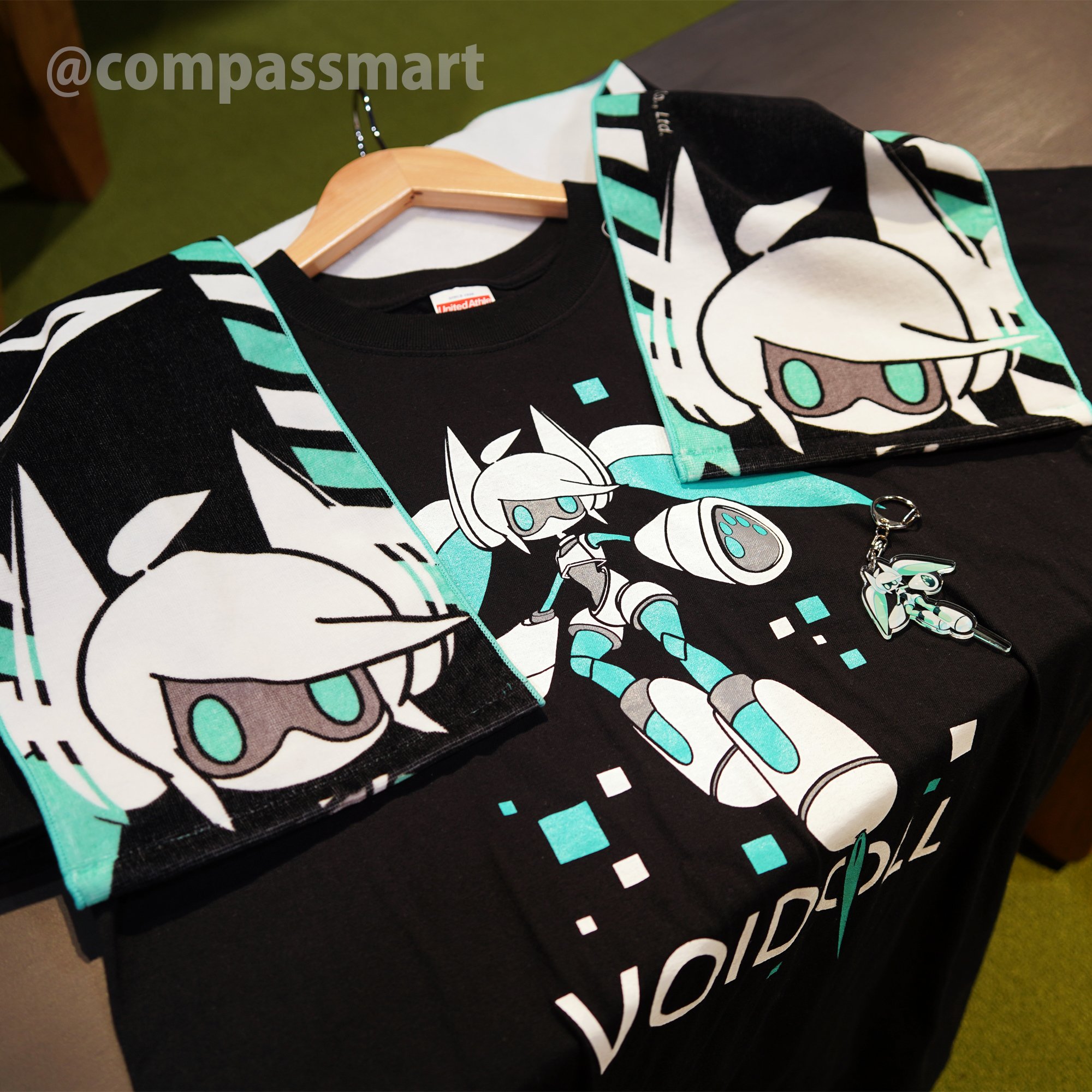 【公式】#コンパスマート on Twitter: "#コンパスフェス 2nd 会場で販売する『Voidoll attack』シリーズの、#コンパスT、マフラータオル、アクリルキーホルダー ...