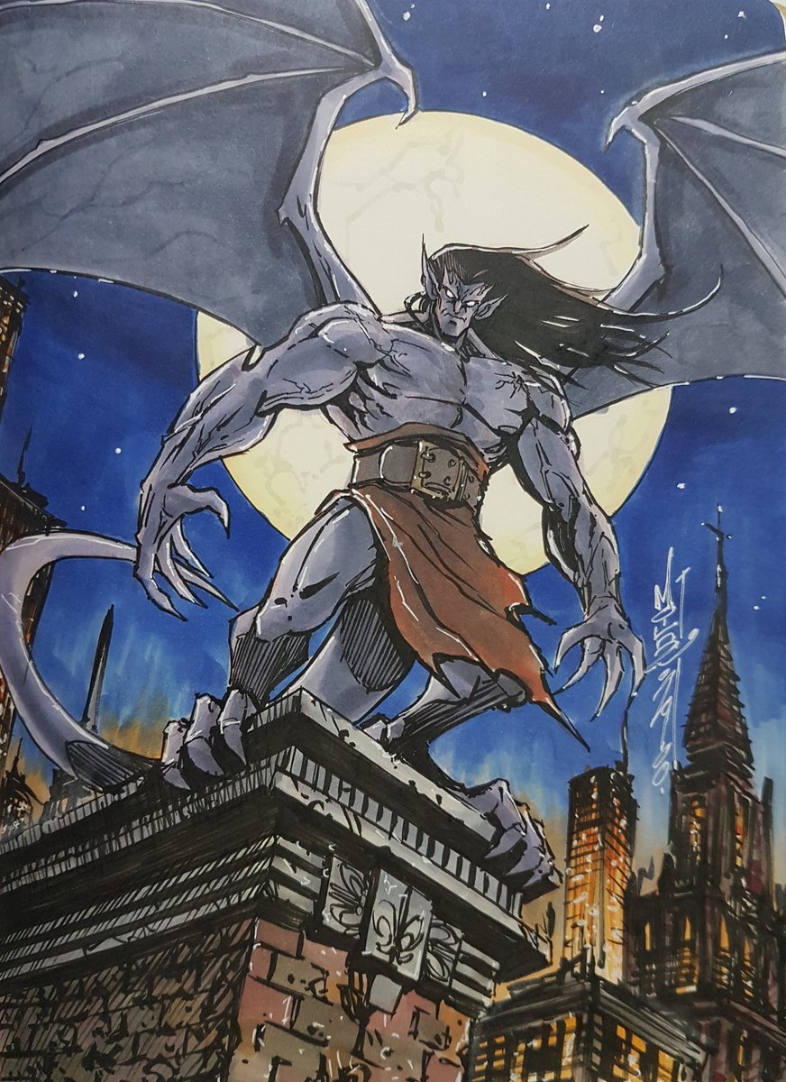 Gargoyles Goliath Drawing