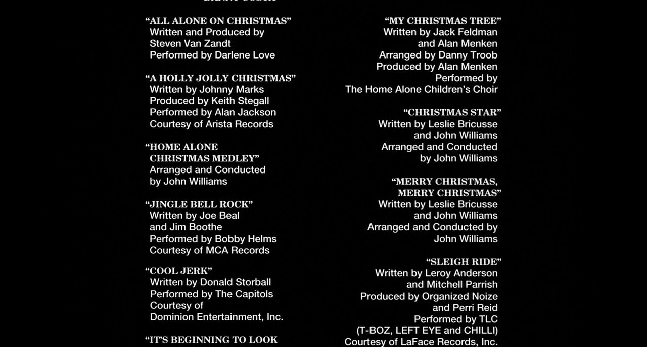 Home Alone Credits