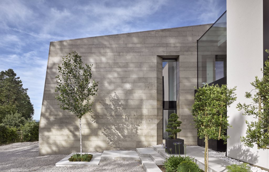 Modern Limestone Building