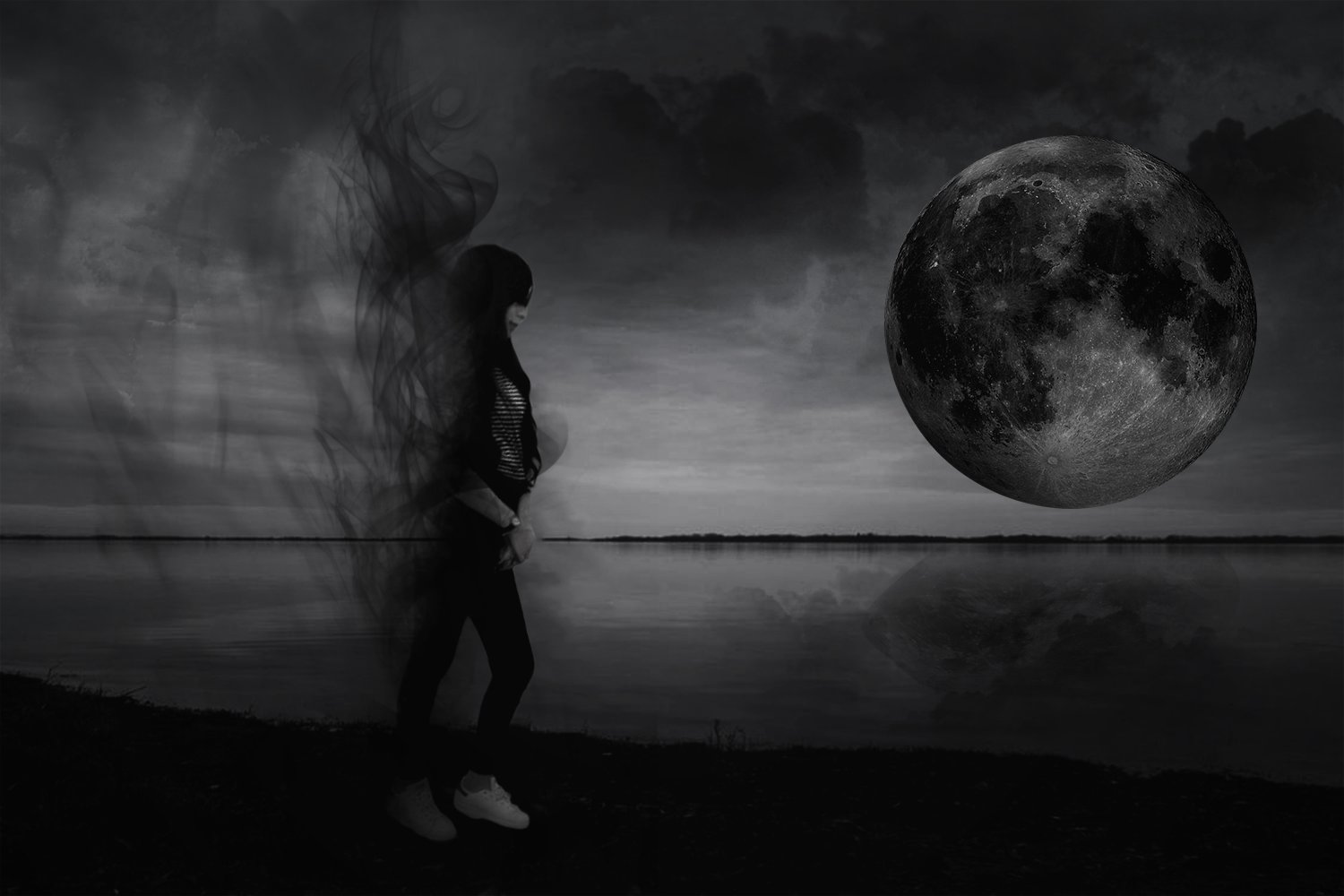 Sad Moon Girl