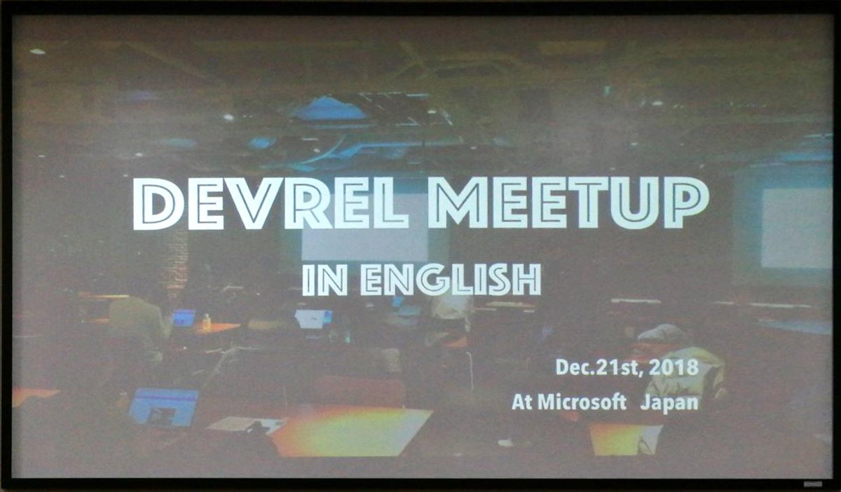 DevRel Meetup in English #4 - posfie