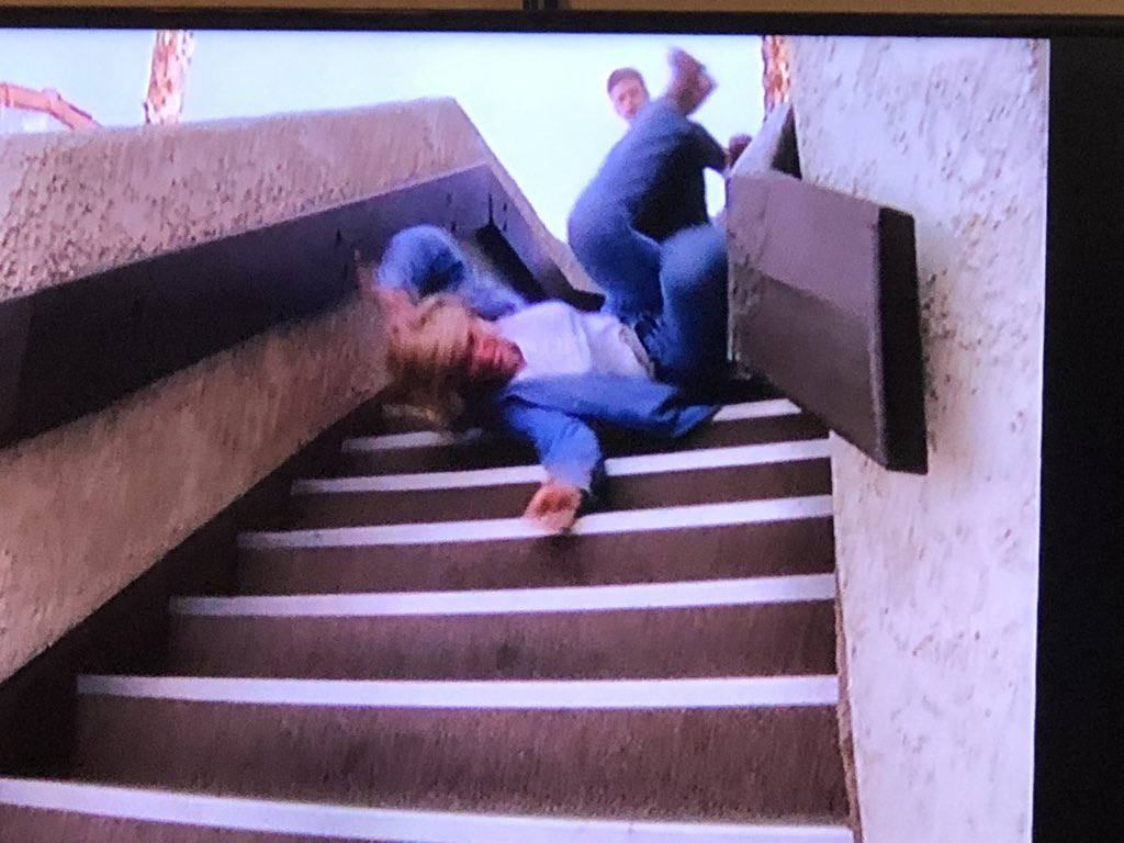 Pushing Someone Down