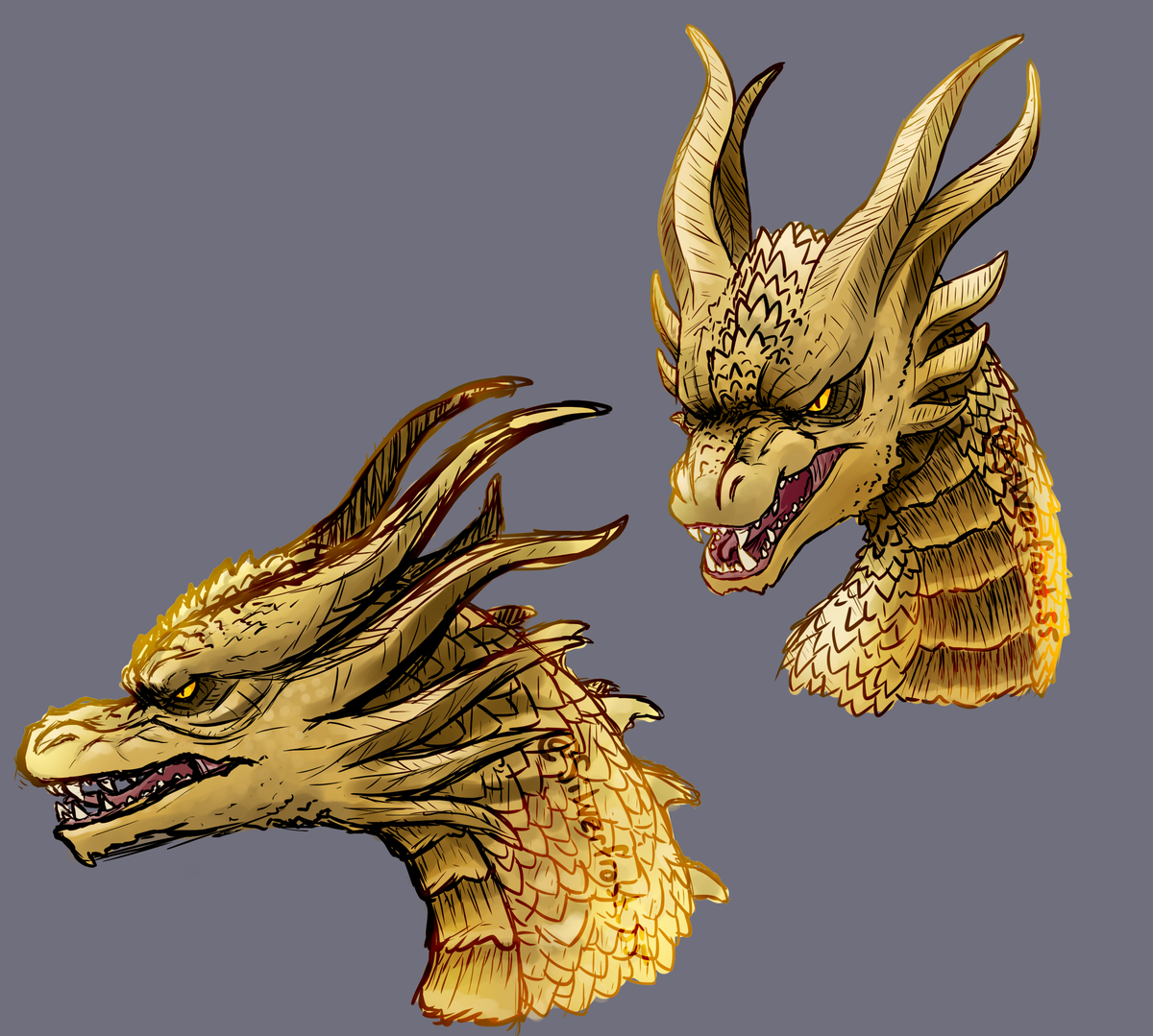 King Ghidorah Head