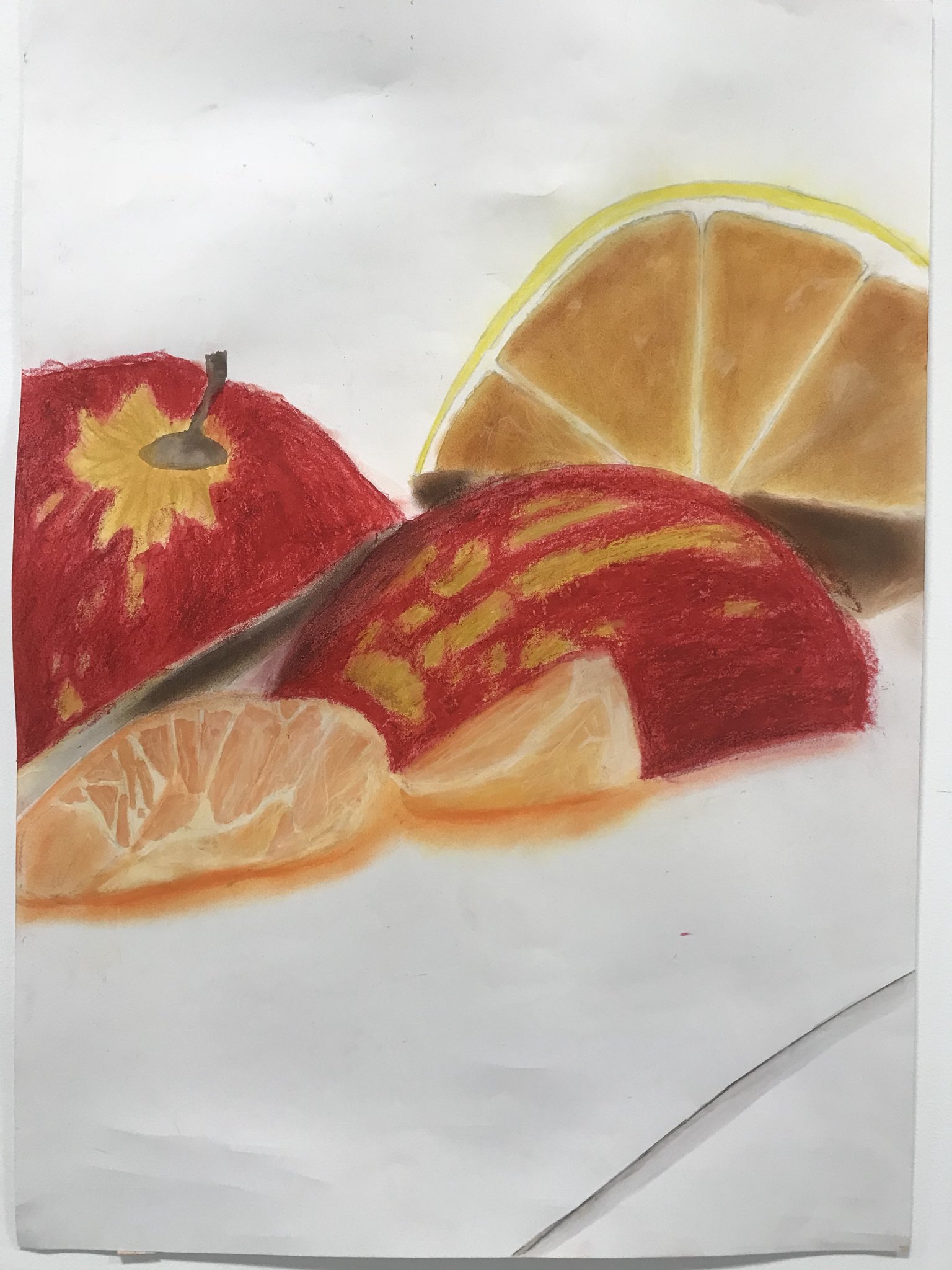 Observational Drawings Of Fruit