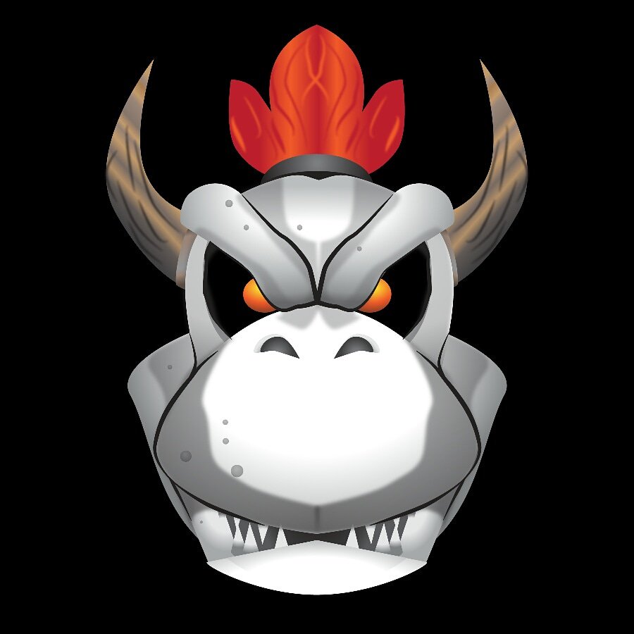 Dry Bowser Face