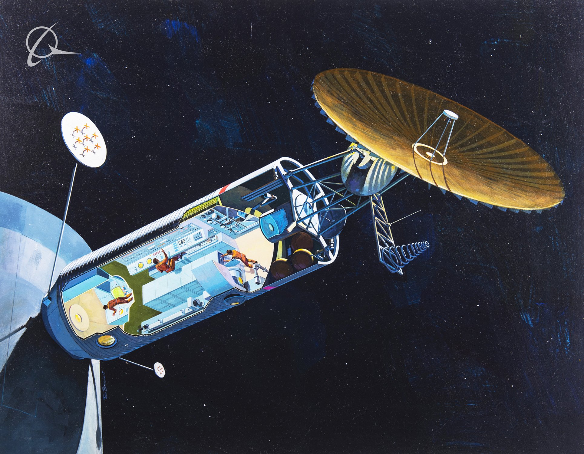 Space Station Concept Art Rooms