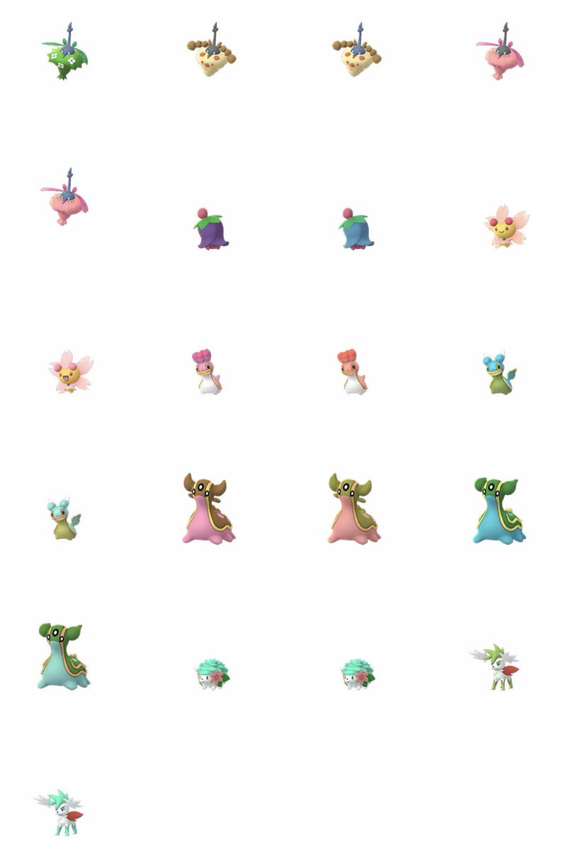 Shiny Castform Forms