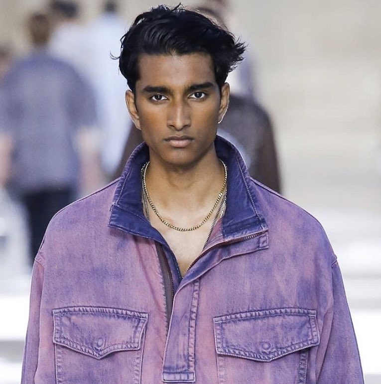 Dark Skin Male Model