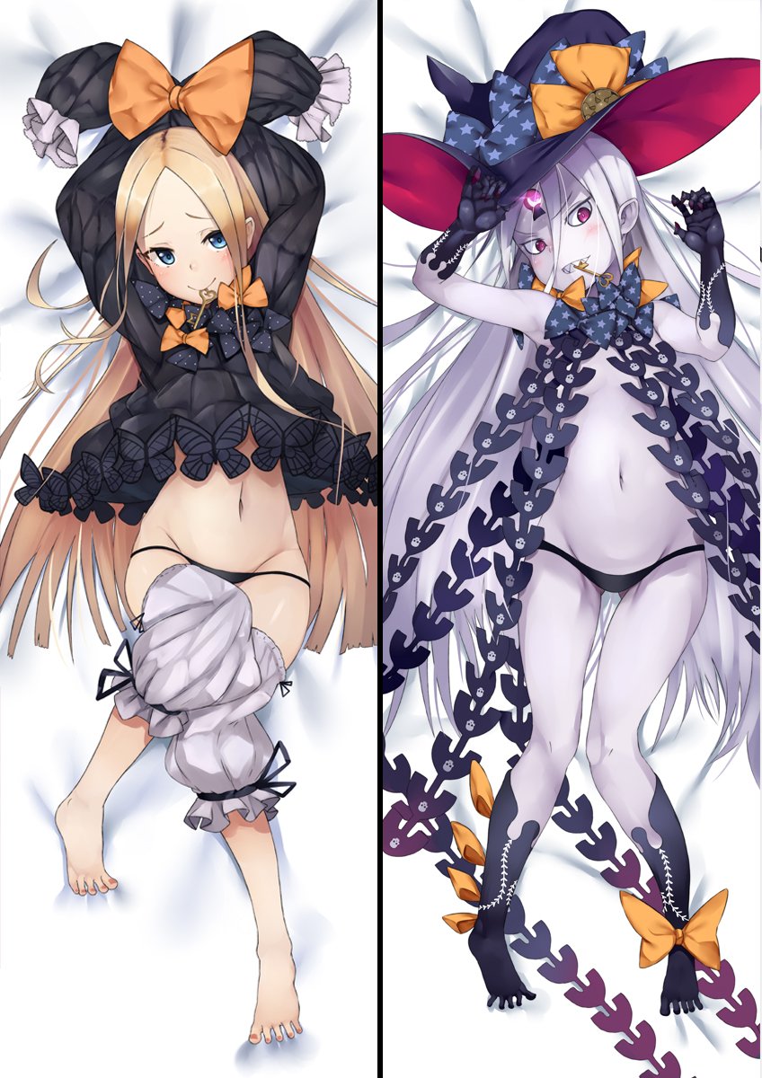 異端なるセイレム|アビゲイル(Fate) ,null 「アビゲイルのFGO抱枕の両面はこんな感じです(少し加筆予定) 当日帆布のみですの」|ベリコのイラスト