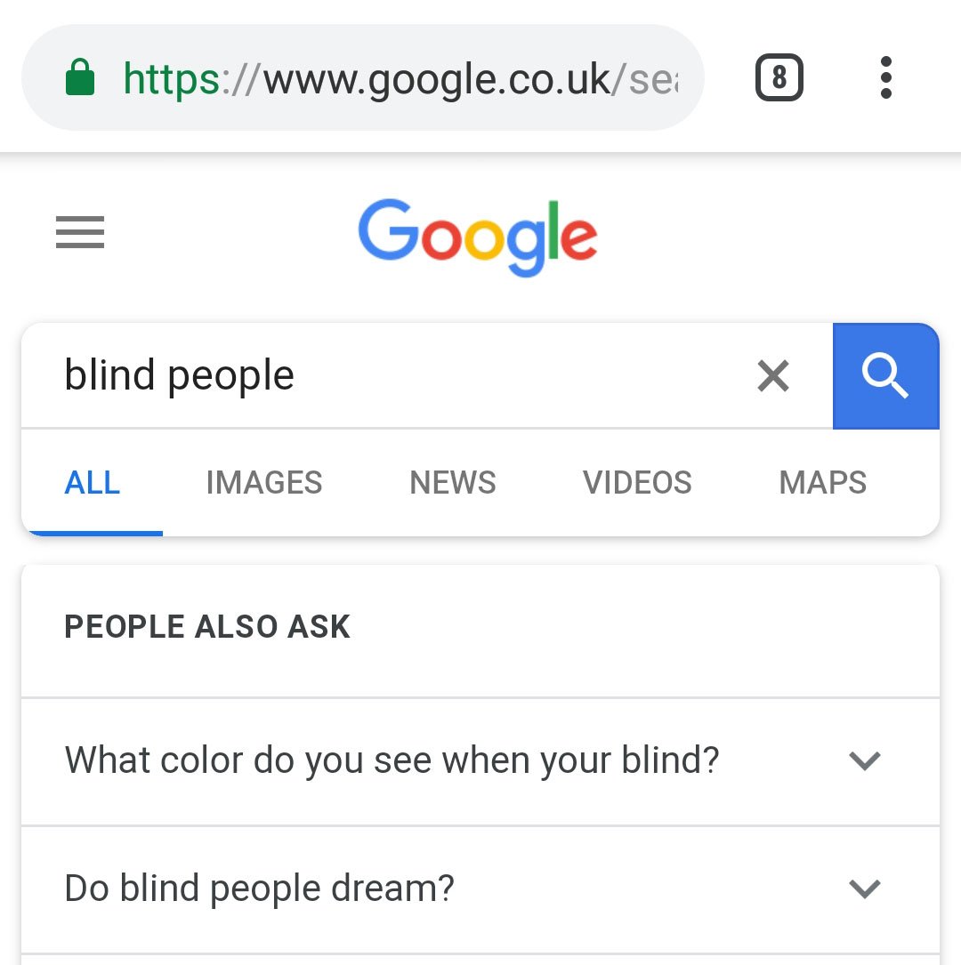 What Do Blind People See