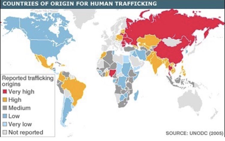 Human Trafficking Map