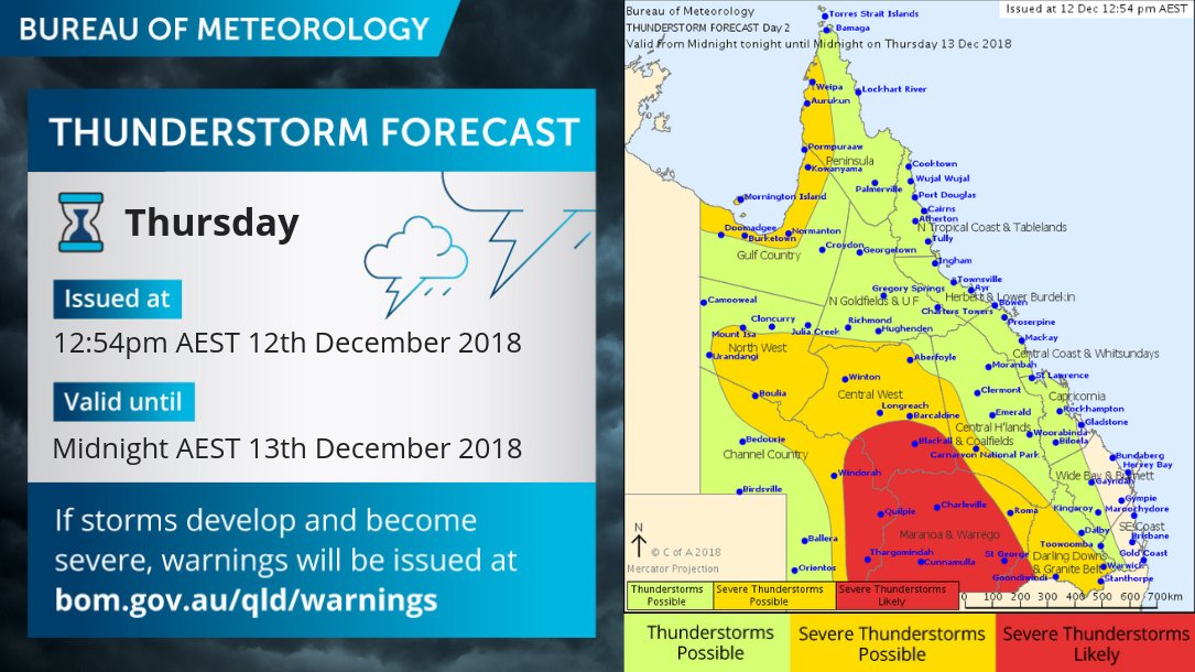 Bureau Of Meteorology Queensland On Twitter Storms Forecast For