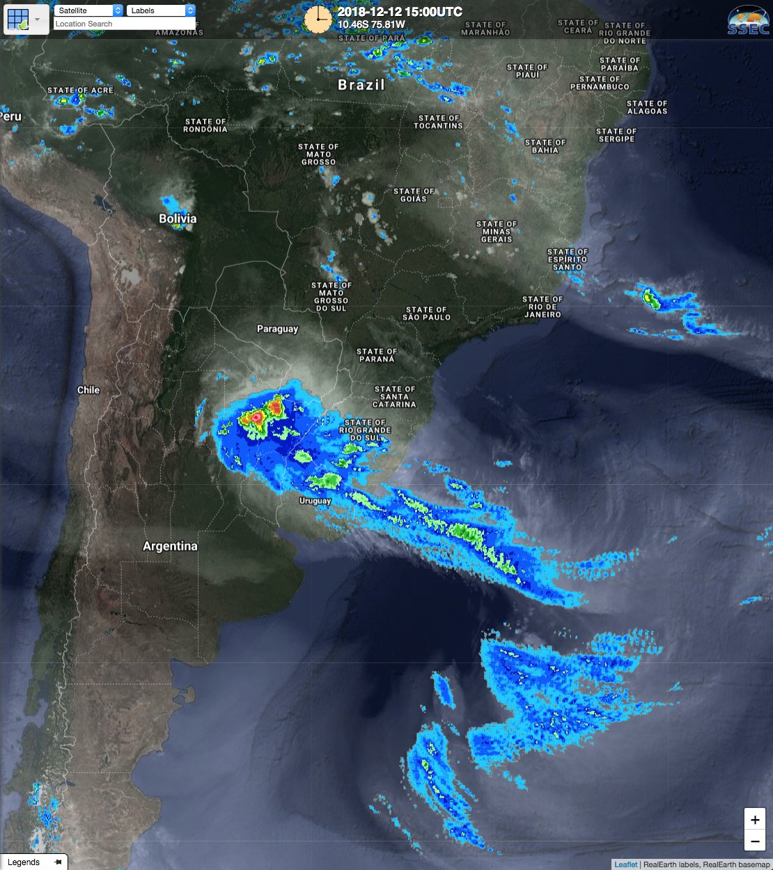 Rain And Storms Over Paraguay
