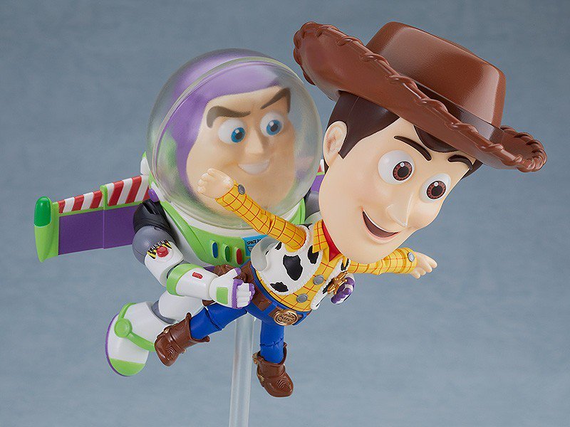 Buzz Lightyear And Woody Flying
