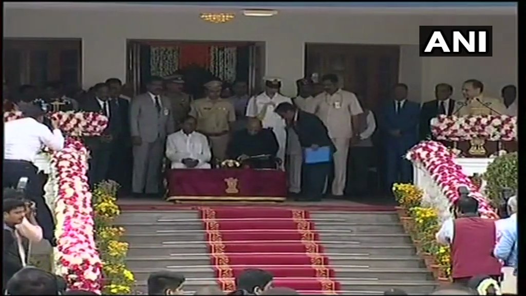 K Chandrasekhar Rao Swearing-in, Telangana Election Result: TRS chief ...