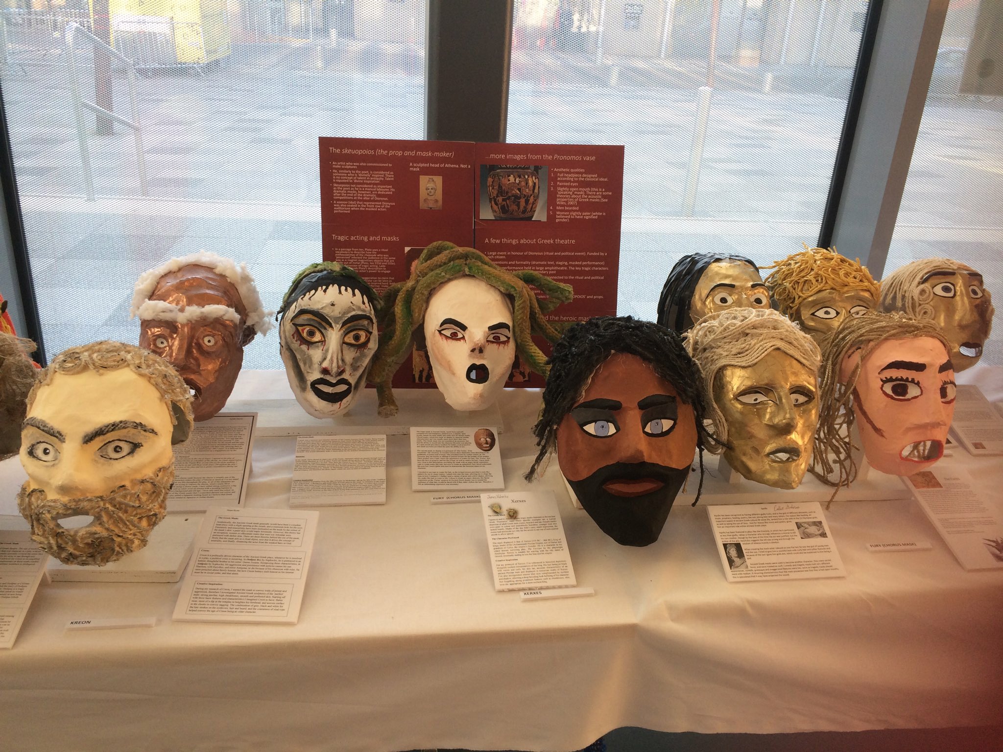 Ancient Greek Theatre Costumes And Masks