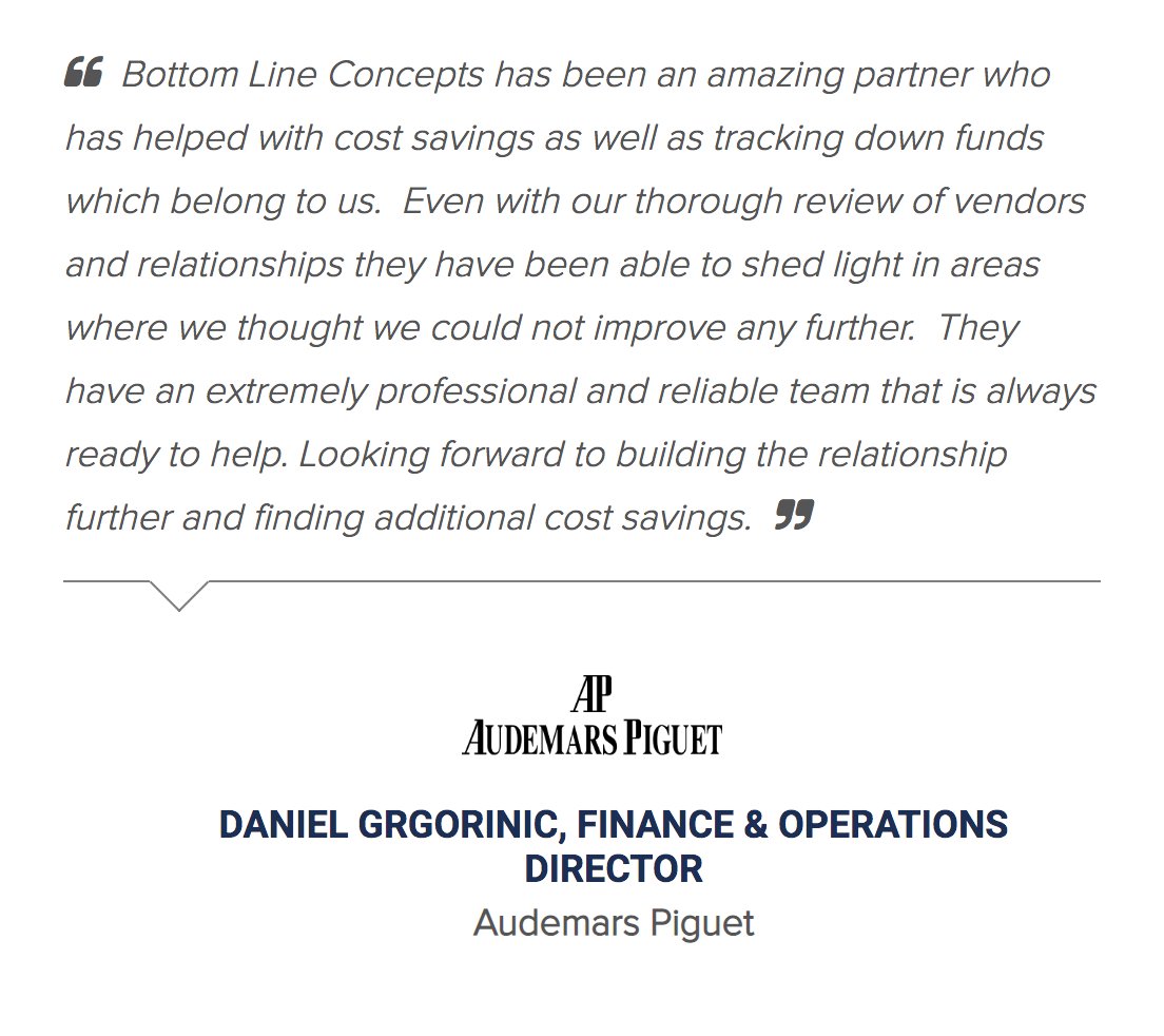 Bottom Line Concepts on Twitter: "Thank you, @AudemarsPiguet! We enjoy working with you as well ...