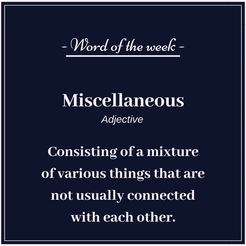 The Word Miscellaneous