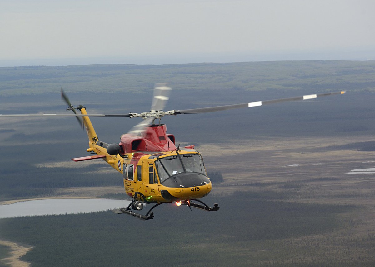 On december 13, 2018, a ch-146 griffon helicopter from 4 wing cold lake ...