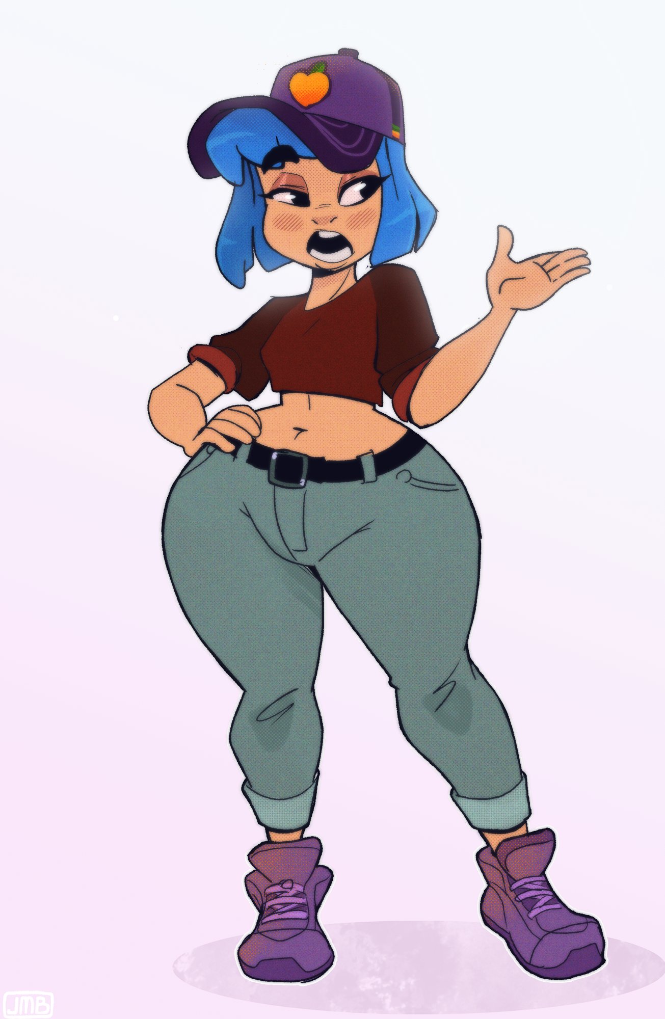 Curvy Girl Cartoon